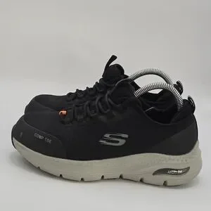 Skechers | Shoes | Skechers Arch Fit Angis Womens Size 75 Black Work ...